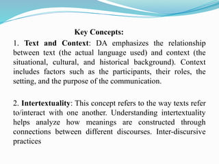 1. Discourse Analysis.pptx complete notes | PPT