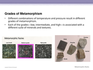 1. Metamorphic Rocks. Earth science pptx | PPTX