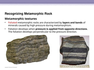 1. Metamorphic Rocks. Earth science pptx | PPT