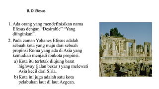 Bagian WAHYU 2 dengan topik Efesus bagian penting | PPTX