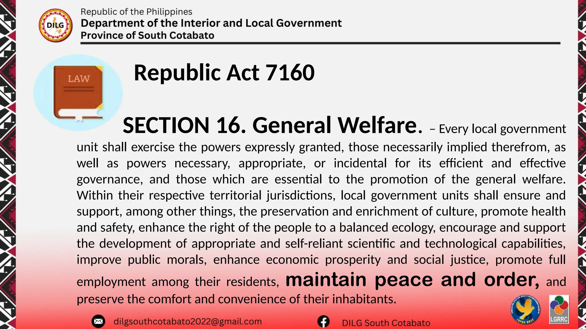 BARANGAY PEACE AND ORDER COUNCIL: AN INTRODUCTION AND GUIDE | PPTX