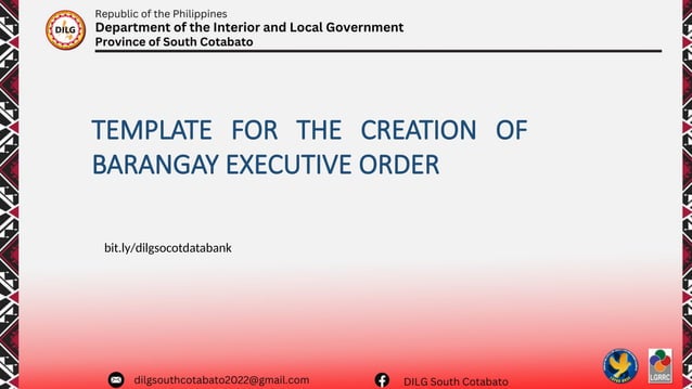 BARANGAY PEACE AND ORDER COUNCIL: AN INTRODUCTION AND GUIDE | PPTX