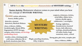 1. Mystery Writing - intro & activities (Ignite).pptx