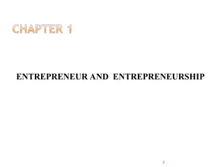 entrepreneurship & entrepreneurship slides | PPT
