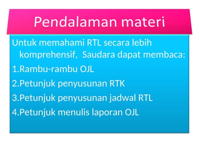MATERI PRESENTASI RTK yanga dipresentasikan | PPT