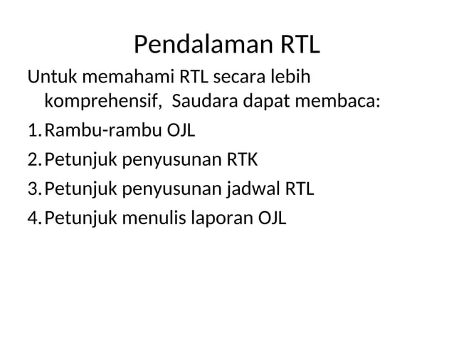 MATERI PRESENTASI RTK yanga dipresentasikan | PPT