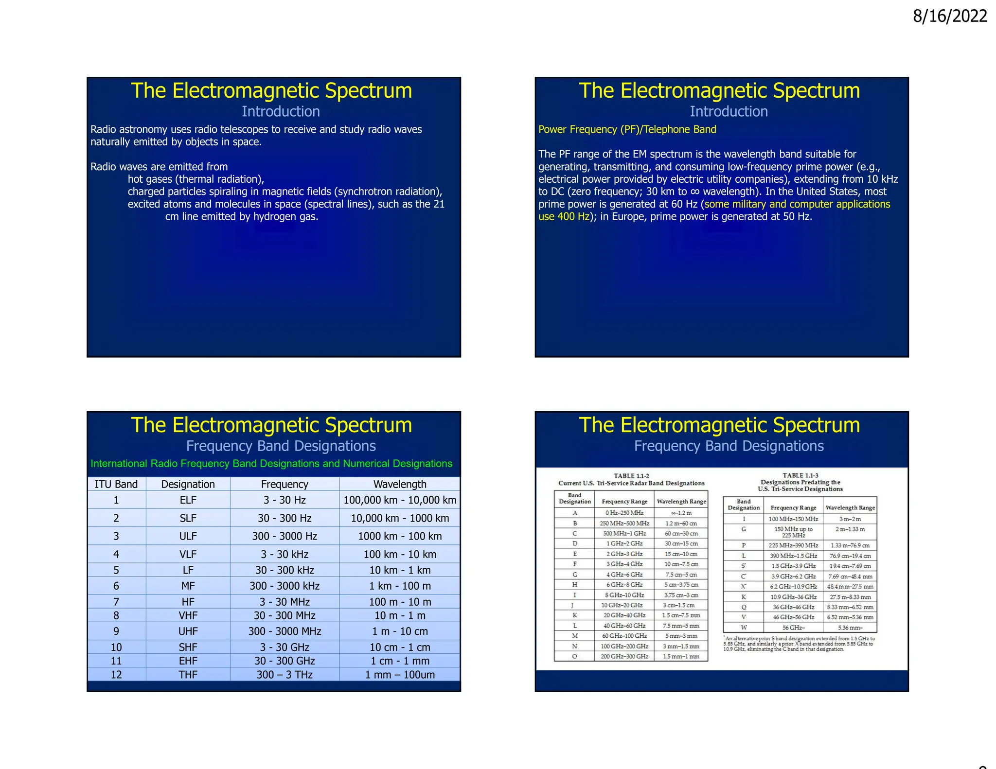 Lecture-about-the-Electromagnetic-Spectrum | PDF | Physics | Science