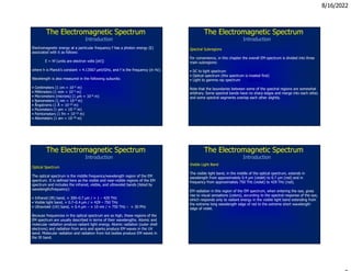Lecture-about-the-Electromagnetic-Spectrum | PDF | Physics | Science
