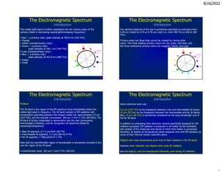 Lecture-about-the-Electromagnetic-Spectrum | PDF | Physics | Science