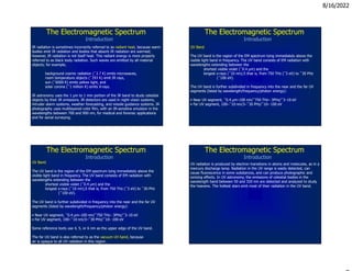 Lecture-about-the-Electromagnetic-Spectrum | PDF | Physics | Science