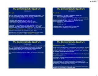 Lecture-about-the-Electromagnetic-Spectrum | PDF | Physics | Science