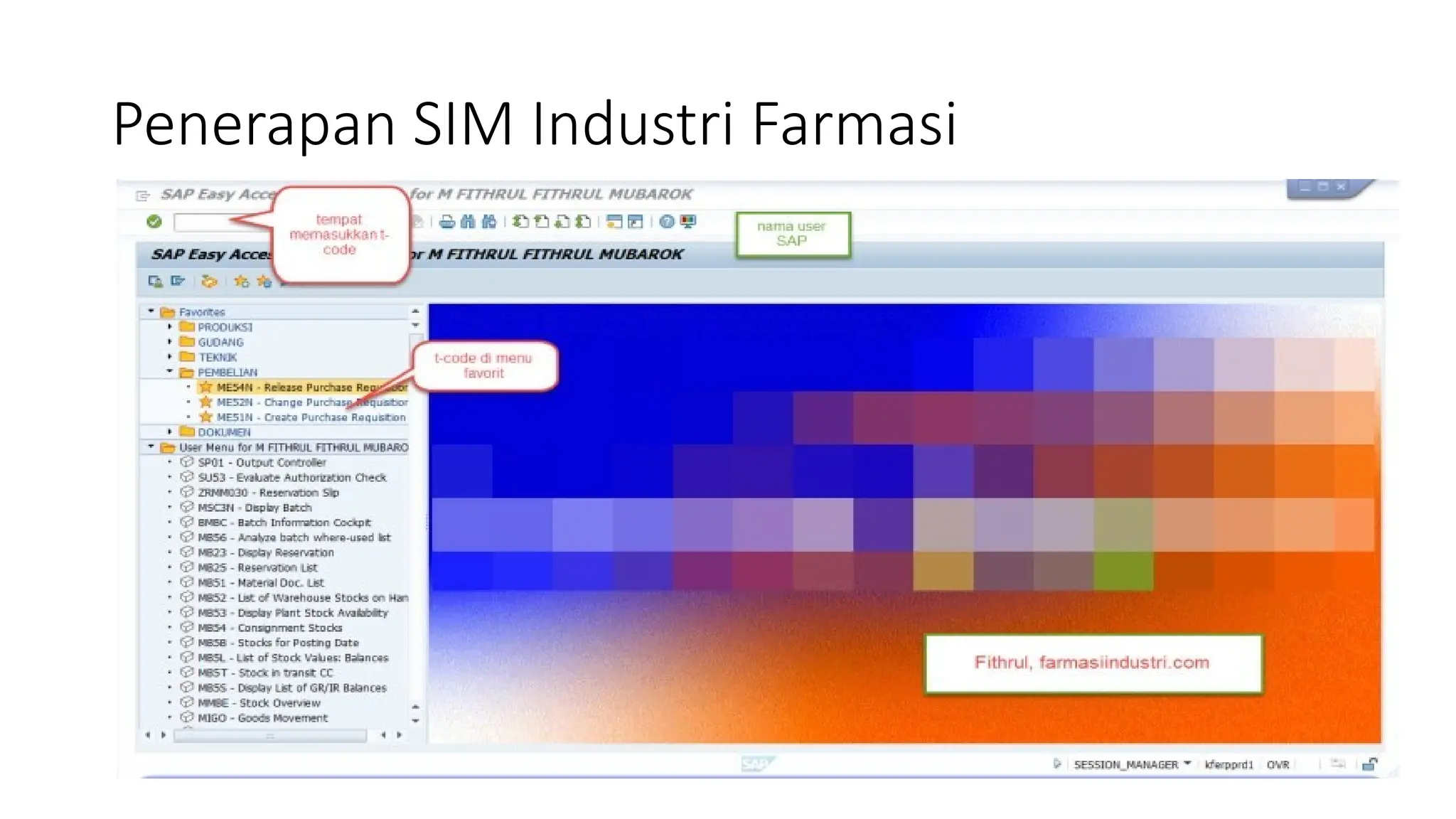 1. Sistem Informasi Manajemen pada Industri Farmasi | PPTX