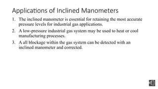 Pharmaceutical Engineering Sem-III Topic Name: Manometer | PPT