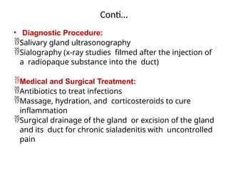 1.3)Salivary gland disorder by khyber medical university l | PPTX