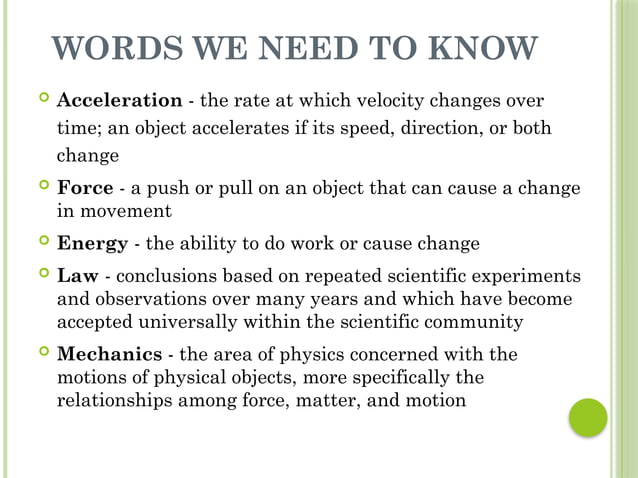 Physics lesson 1 - A Basic Introduction to Physics | PPTX