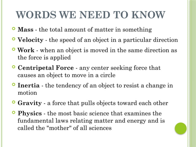 Physics lesson 1 - A Basic Introduction to Physics | PPTX