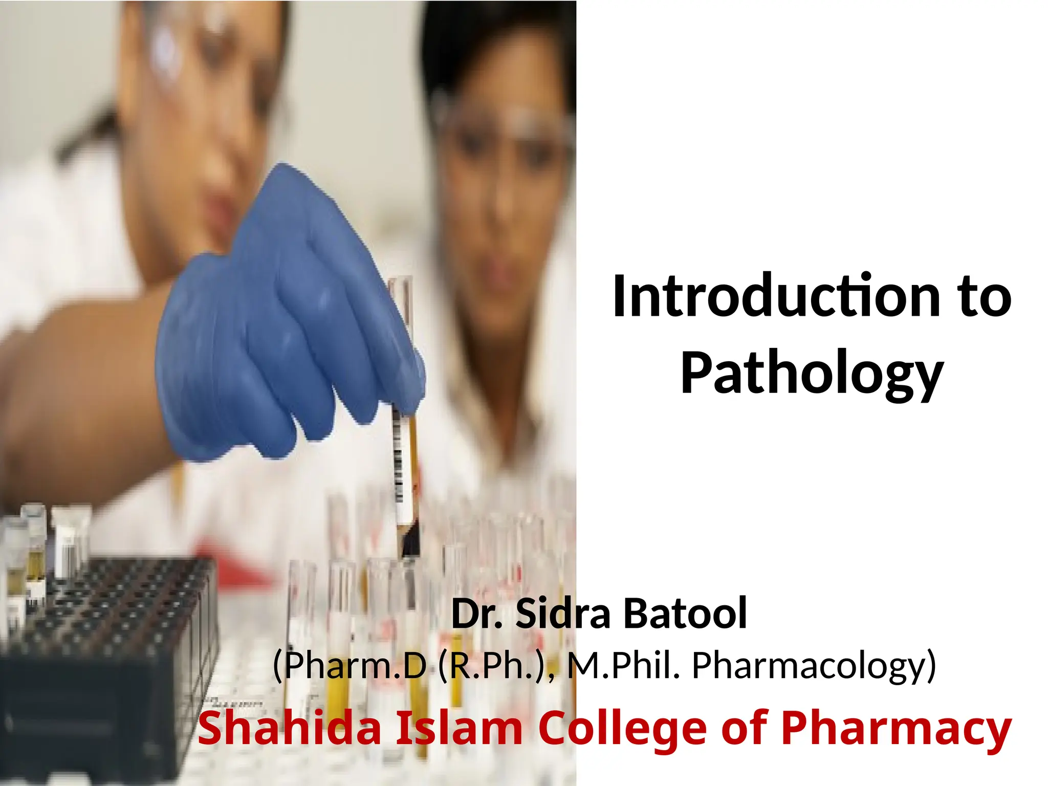 1. Introduction to Pathology & Concept of diseases.pptx | Diseases and ...