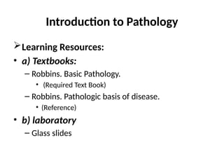 1. Introduction to Pathology & Concept of diseases.pptx