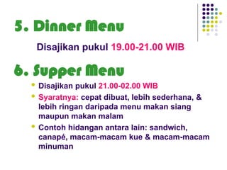 1. rancangan menu.ppt untuk kelas XI kuliner | PPT