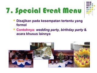 1. rancangan menu.ppt untuk kelas XI kuliner | PPT