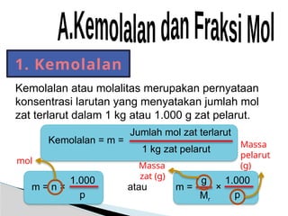 1.SIFAT KOLIGATIF LARUTAN SMA SMA SMA SMA | PPTX