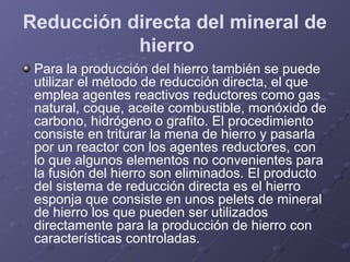 1.1 Proceso tecnológico del hierro de primera fusion.pptx