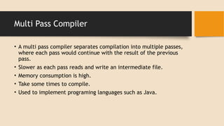 Compiler constuction lec 1 ( features of compiler and types of compiler).pptx