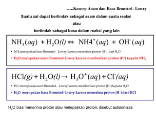 1. Asam dan Basa.ppt yaitu asam, basa, pH, larutan Buffer ...