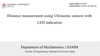 1.4 Distance Measurement_UltrasonicSensor.pptx