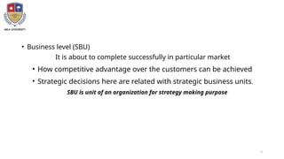 1.Overview of strategic management (MGT2044) | PPTX | Business ...