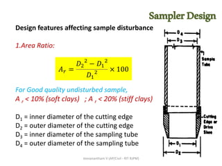 Site Investigation : Types of Samples & Sampling | PPT