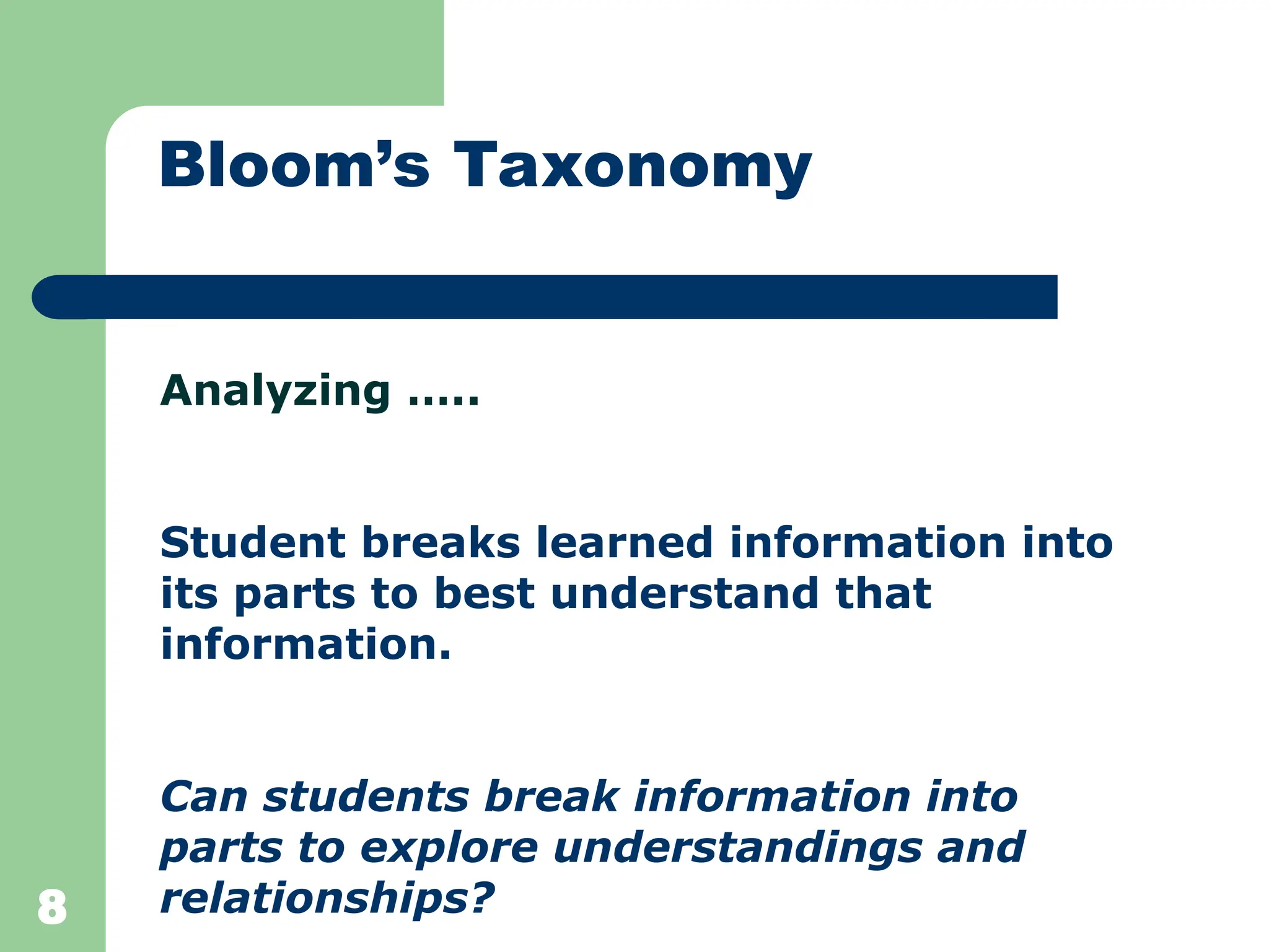 1. Bloom's Taxonomy and Lesson Planning.ppt