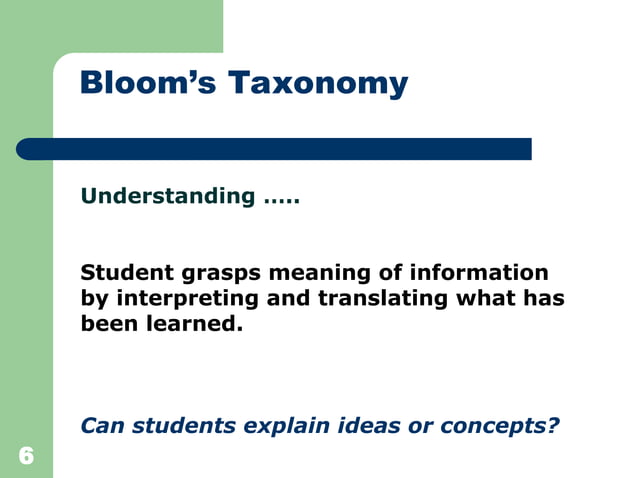 1. Bloom's Taxonomy and Lesson Planning.ppt | Educational Assessment ...