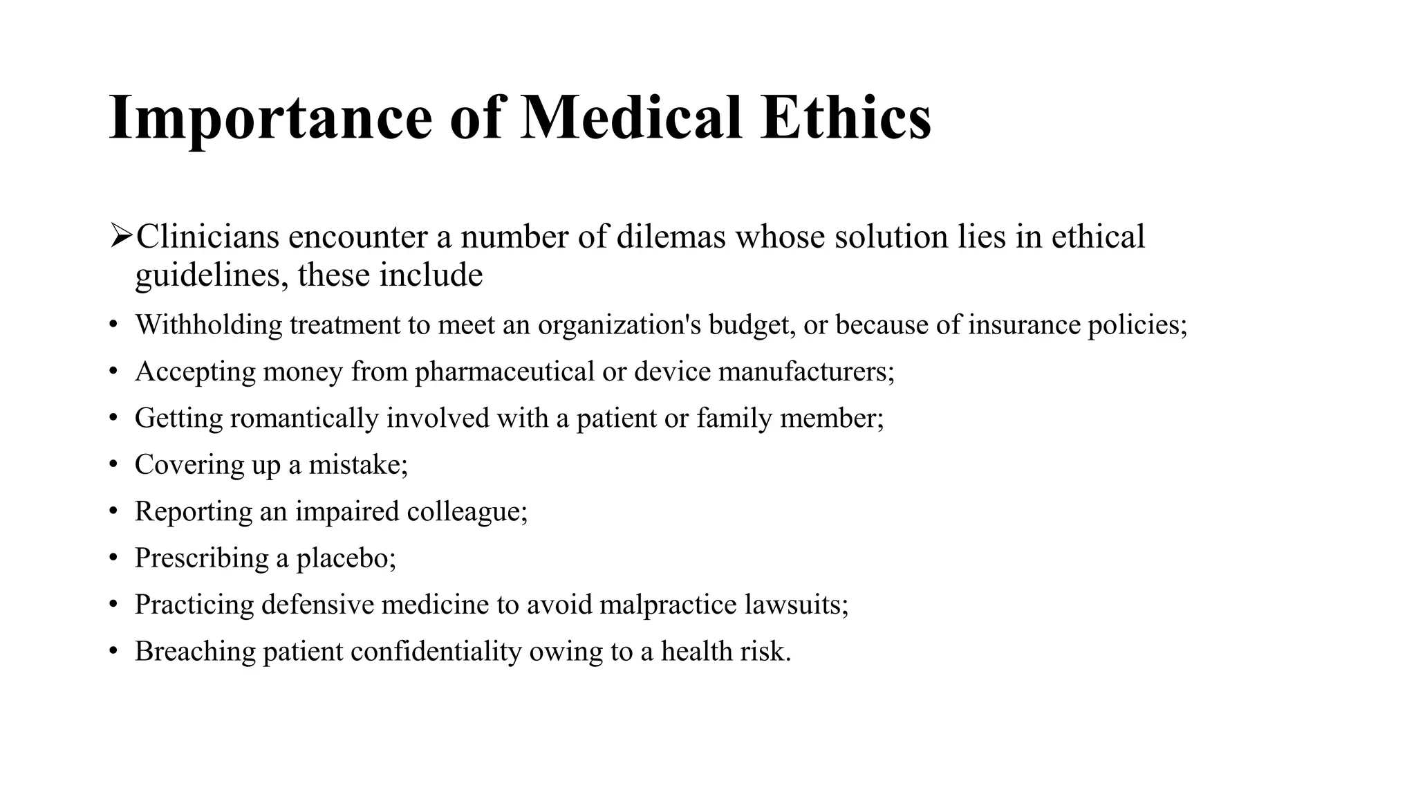 1. MEDICAL ETHICS including principals and theories of medical ethics | PDF | Healthcare ...