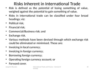 1. International Trade and Finance General Overview - New 1.pptx