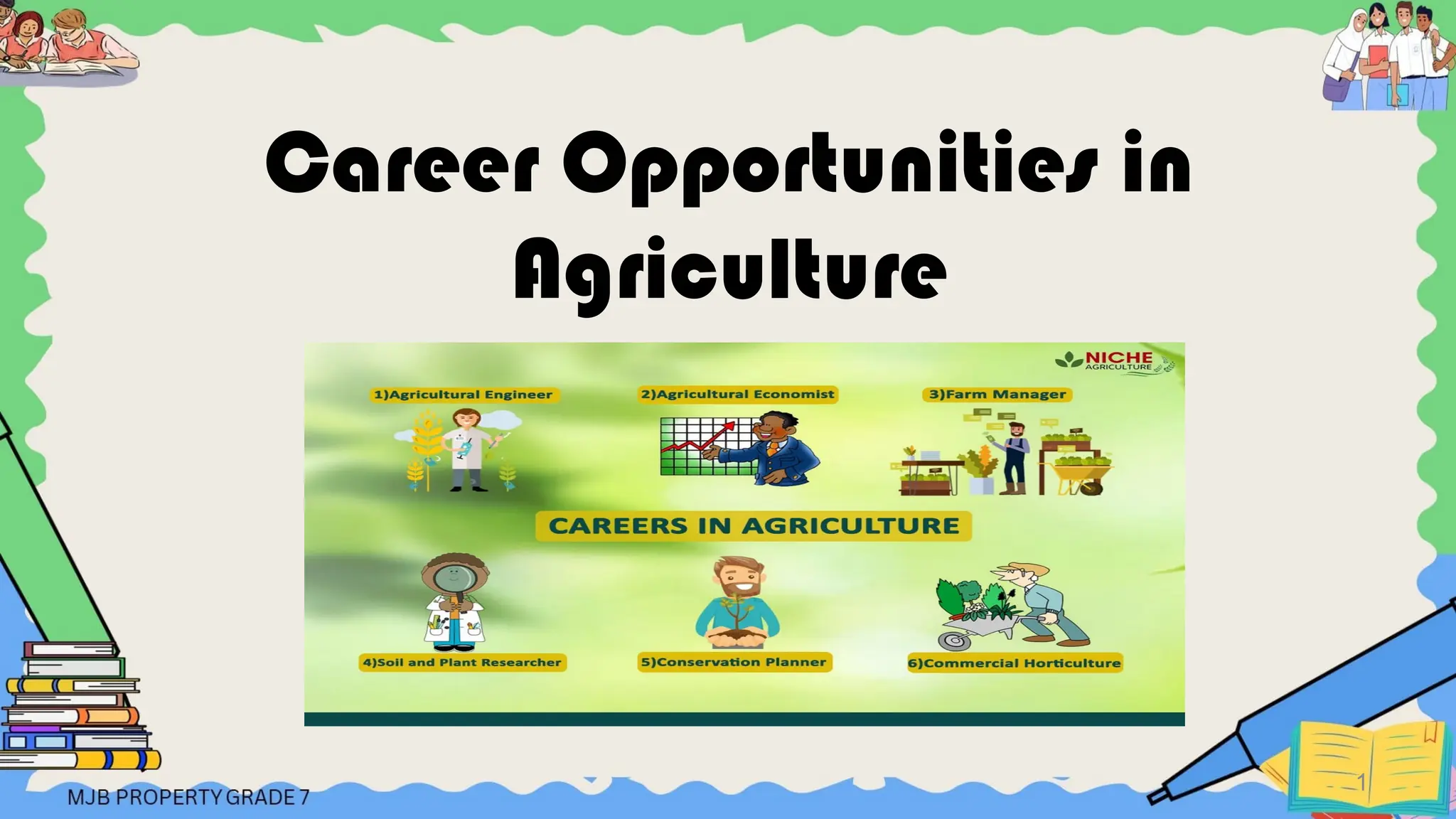 1.pptx Career Opportunities in Agriculture | PPTX