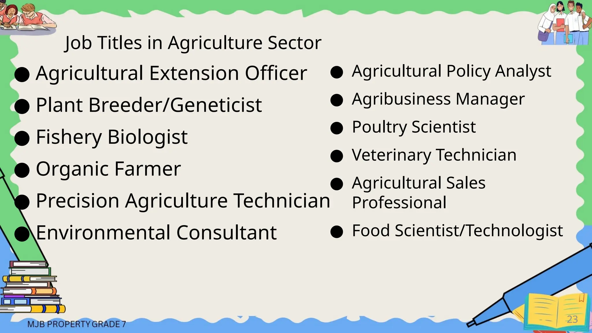 1.pptx Career Opportunities in Agriculture | PPTX