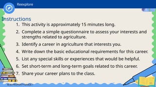 1.pptx Career Opportunities in Agriculture | PPTX