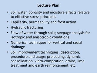 Advanced Soil Mechanics CE 6401 Slide Lecture 1 | PDF