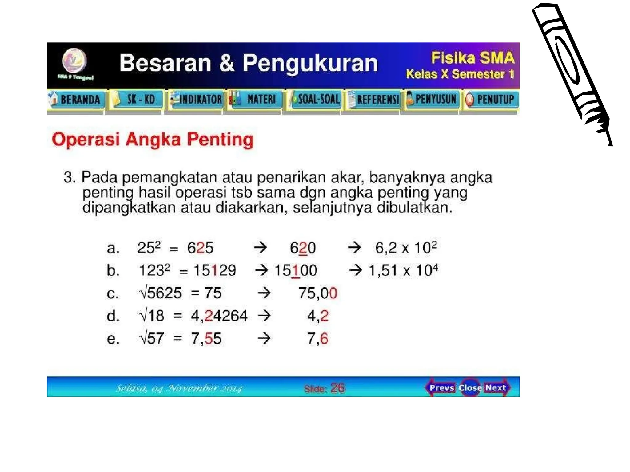1. Besaran dan angka penting bab awal matematika dasar | PPTX