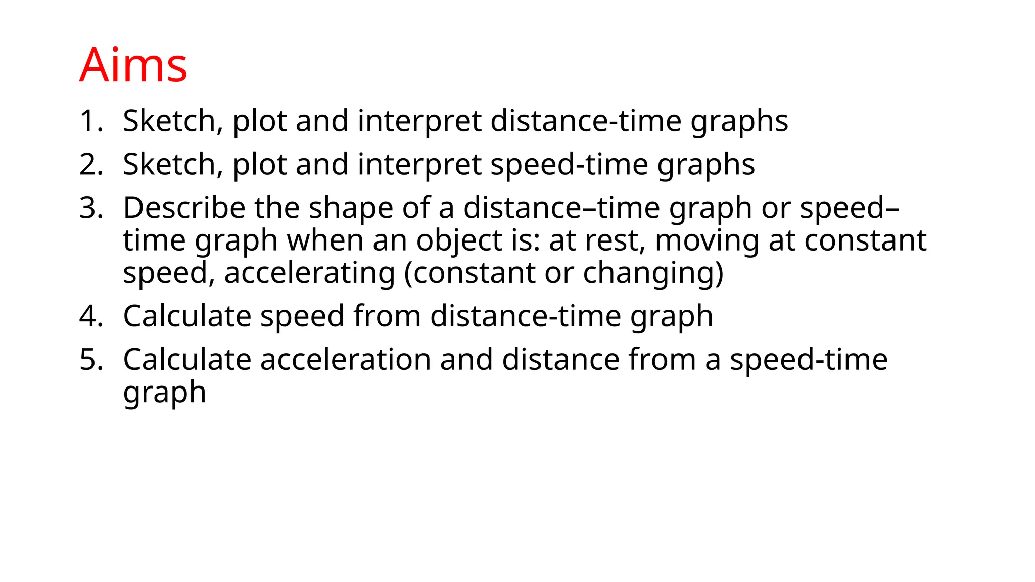 1.2 Motion (b).pptx. IGCSE Physics introduction to graphs of motion ...