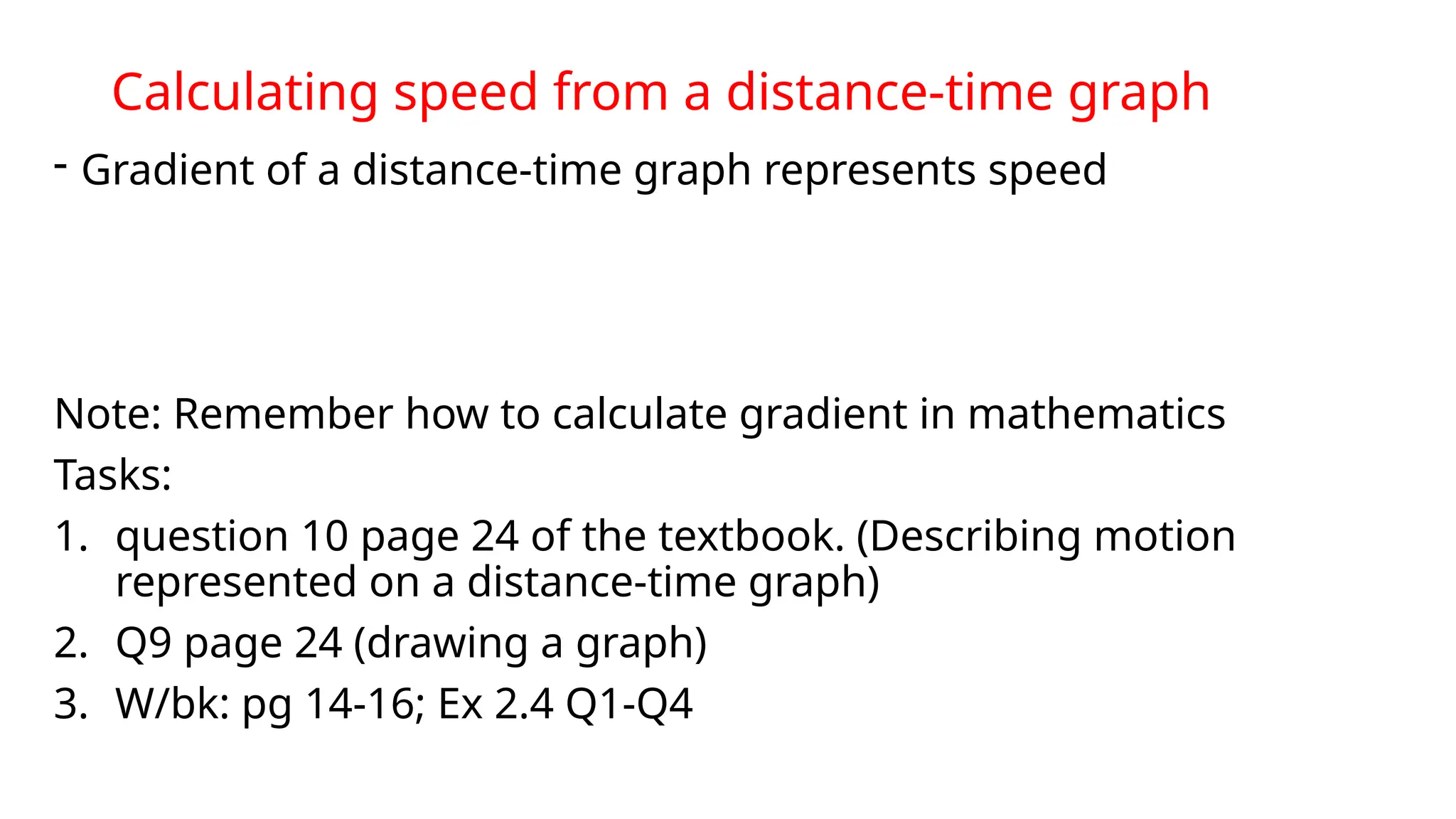1.2 Motion (b).pptx. IGCSE Physics introduction to graphs of motion | PPTX
