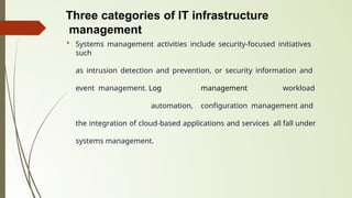 Information technology infrastructure lec 1 | PPTX | Cloud Computing ...