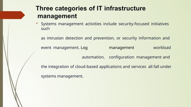 Information technology infrastructure lec 1 | PPT
