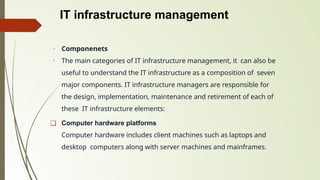 Information technology infrastructure lec 1 | PPTX | Cloud Computing ...