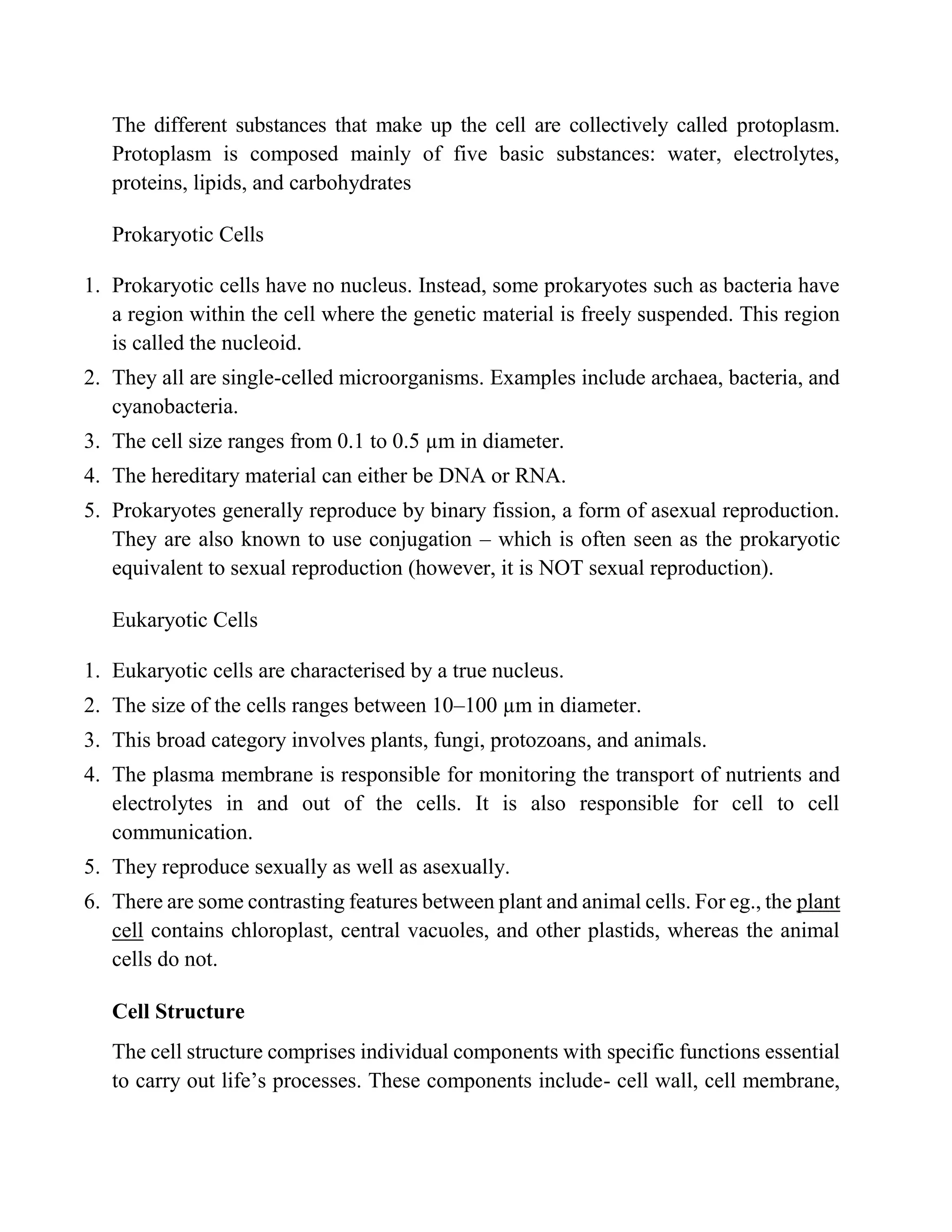 BASIC ELEMENTS OF HUMAN BODY 9 Cell – Cell Structure and organelles ...