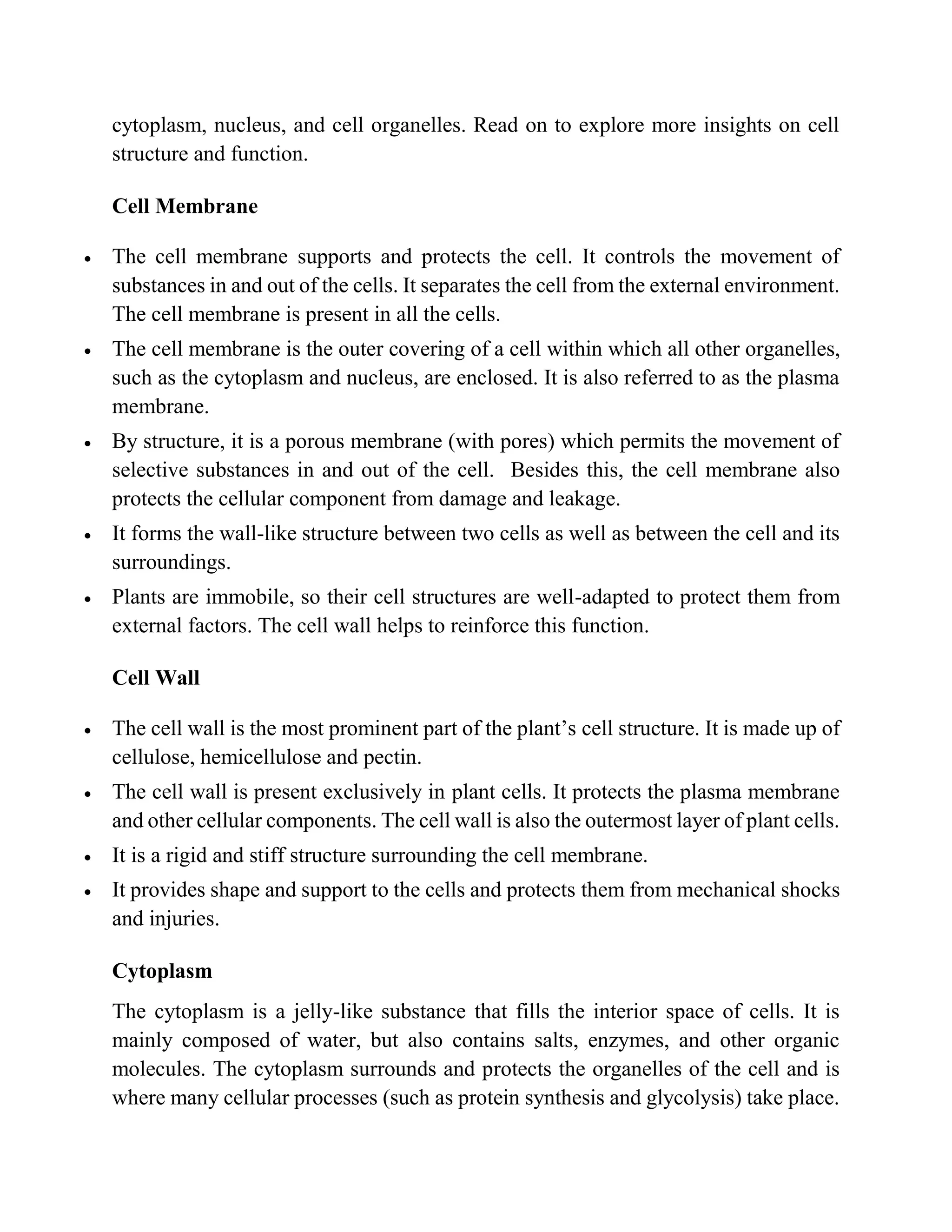 BASIC ELEMENTS OF HUMAN BODY 9 Cell – Cell Structure and organelles - Functions of each ...