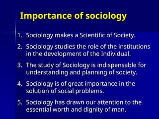 1.introductiontosociology unit 1 sociology subject bsc nursing | PPT