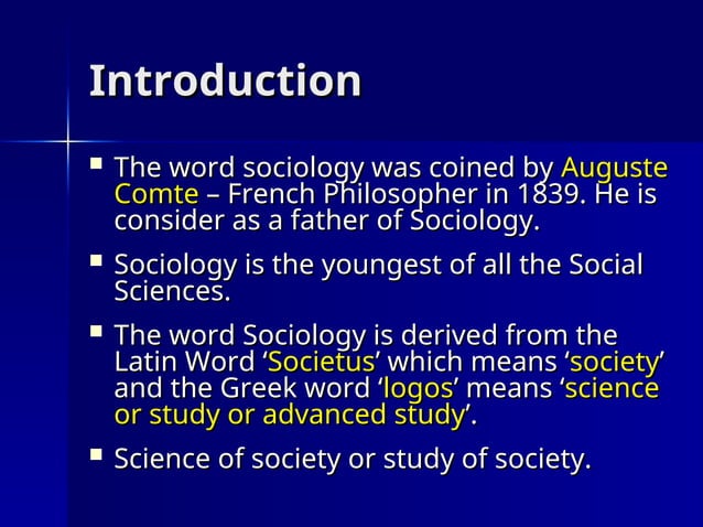 1.introductiontosociology unit 1 sociology subject bsc nursing | PPT | Science
