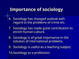 1.introductiontosociology unit 1 sociology subject bsc nursing | PPT